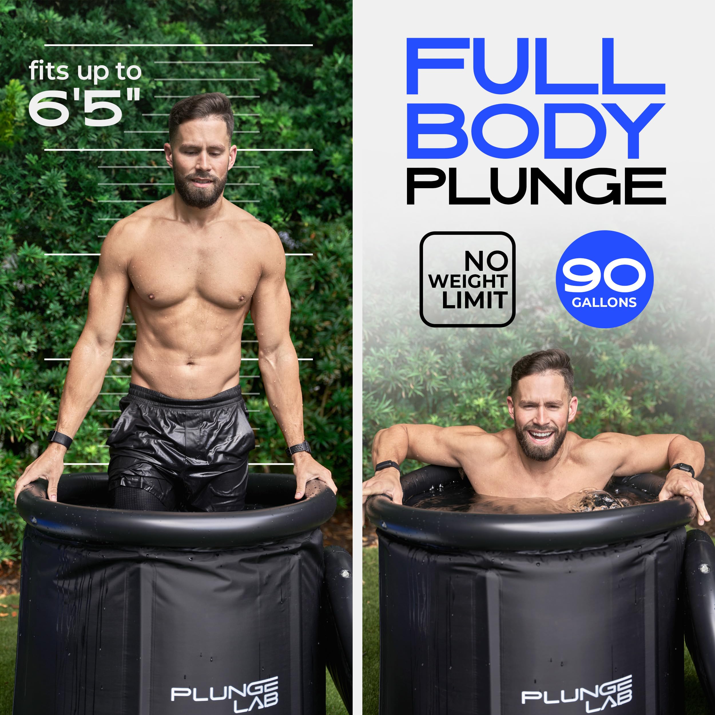 Mua Plunge Lab Cold Plunge Tub XL, Portable Ice Bath Tub for Athletes ...