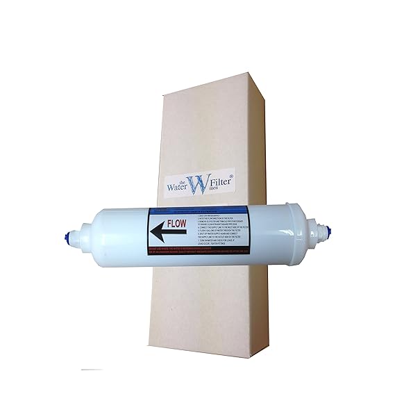 5" Inline Carbon Water Filter Cartridge with 1/4" lldpe tubing pipe ...