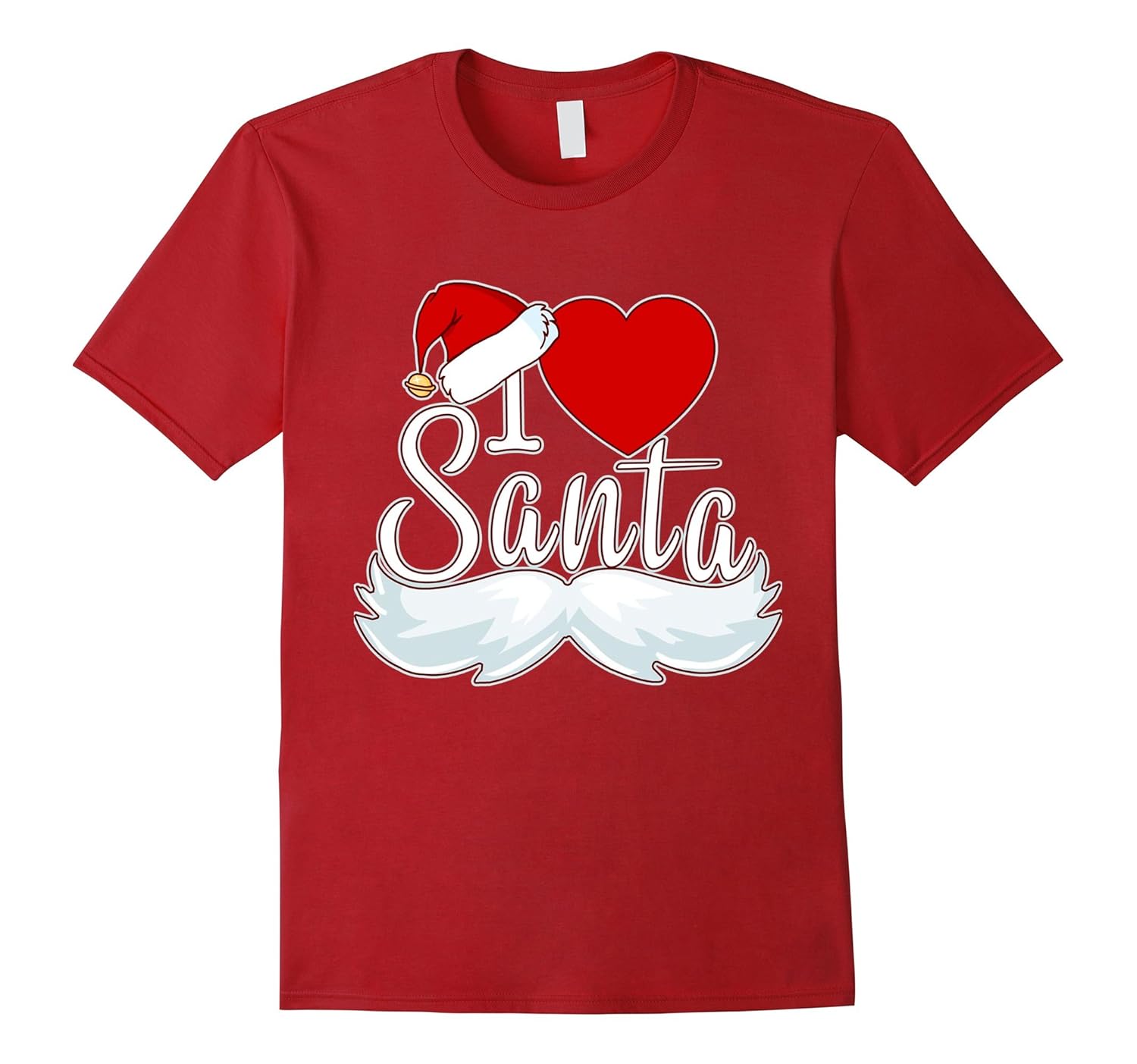I Love Santa T-Shirt Christmas Xmas Santa Claus Shirt-TD – Teedep