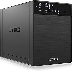 ICY BOX IB-3640SU3 External 4-bay JBOD system for 3.5 Inch SATA HDDs ...