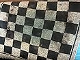 Amazon.com: Brybelly Large Checkers Set - Giant Checkers Game for ...
