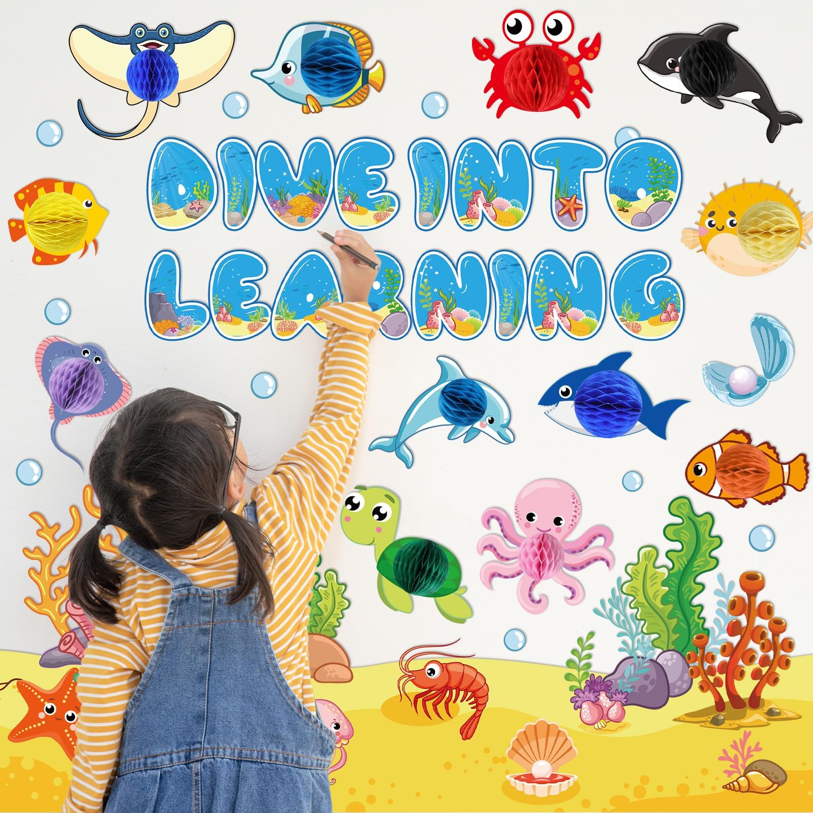 Mua Back to School Ocean Bulletin Board Classroom Decorations Under The ...