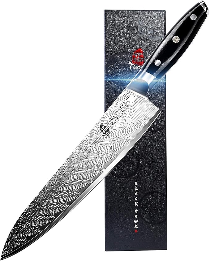 Amazon.com: TUO Black Hawk-S Chef Knife - Professional Chef Knife, 10 ...