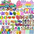 Amazon.com: 68 Pcs Party Favors for Kids, Pop Fidget Treasure Box Toys for Classroom, Prizes for ...