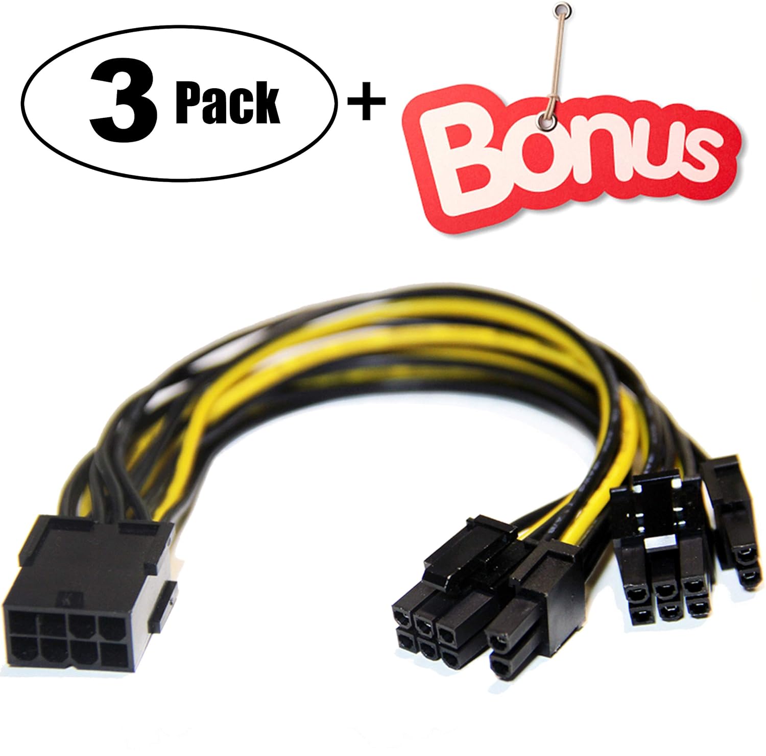 8 Pin PCI-E PCI Express Graphics Video Card GPU VGA 8 Pin Female to ...