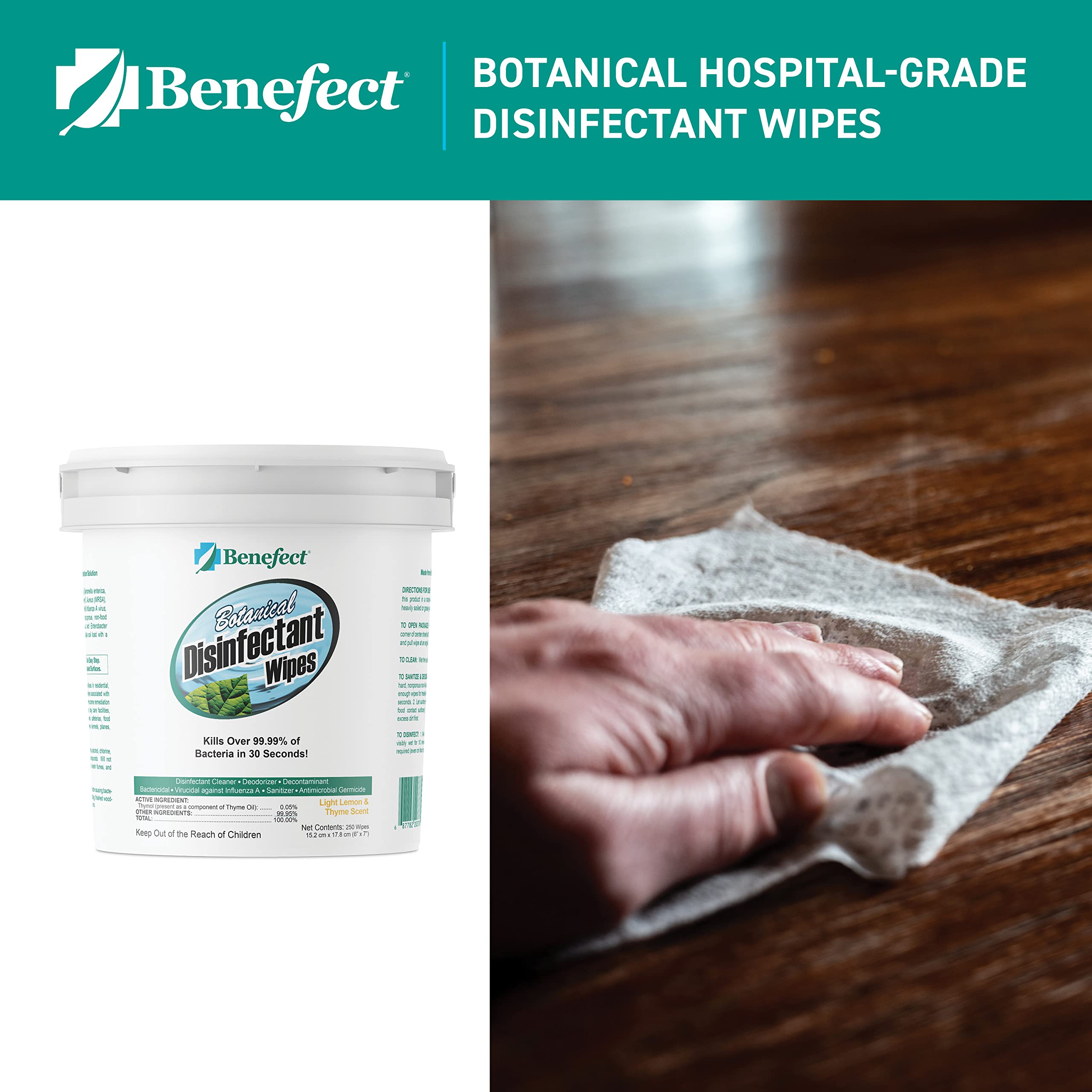 Mua Botanical Disinfecting Wipes - (250 Wipe Count) Natural, No Residue ...