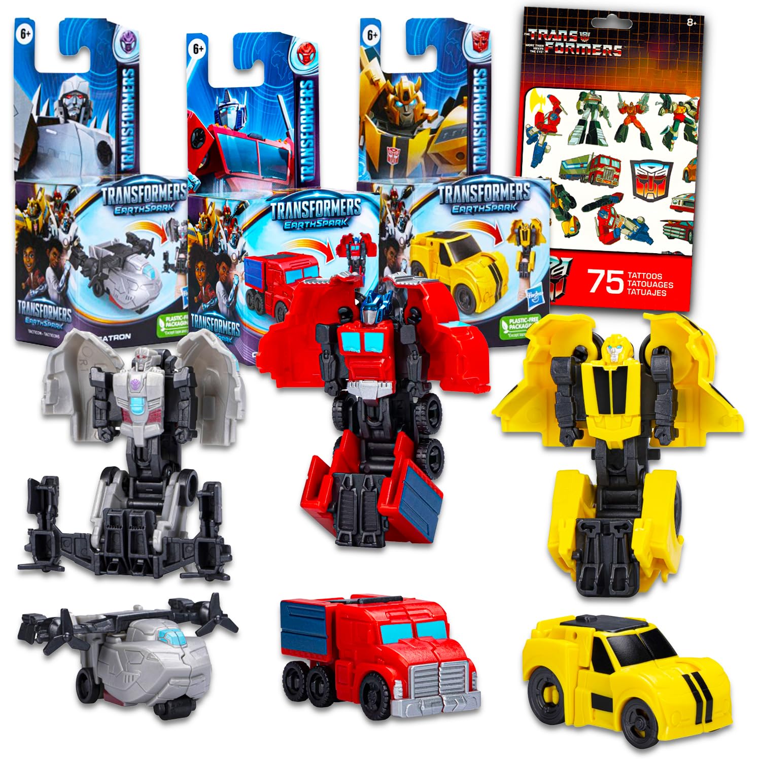 Mua Transformers Earthspark Tacticons Action Figures - Bundle with 5 ...