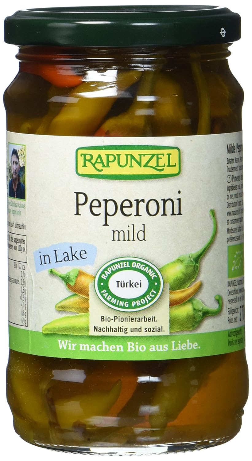 Rapunzel Peperoni mild in Lake, Projekt, 6er Pack (6 x 270 g): Amazon.de: Lebensmittel & Getränke