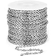 Amazon.com: [66 Feet/ 20M] Stainless Steel Chain Bulk, 3.0mm 304 ...