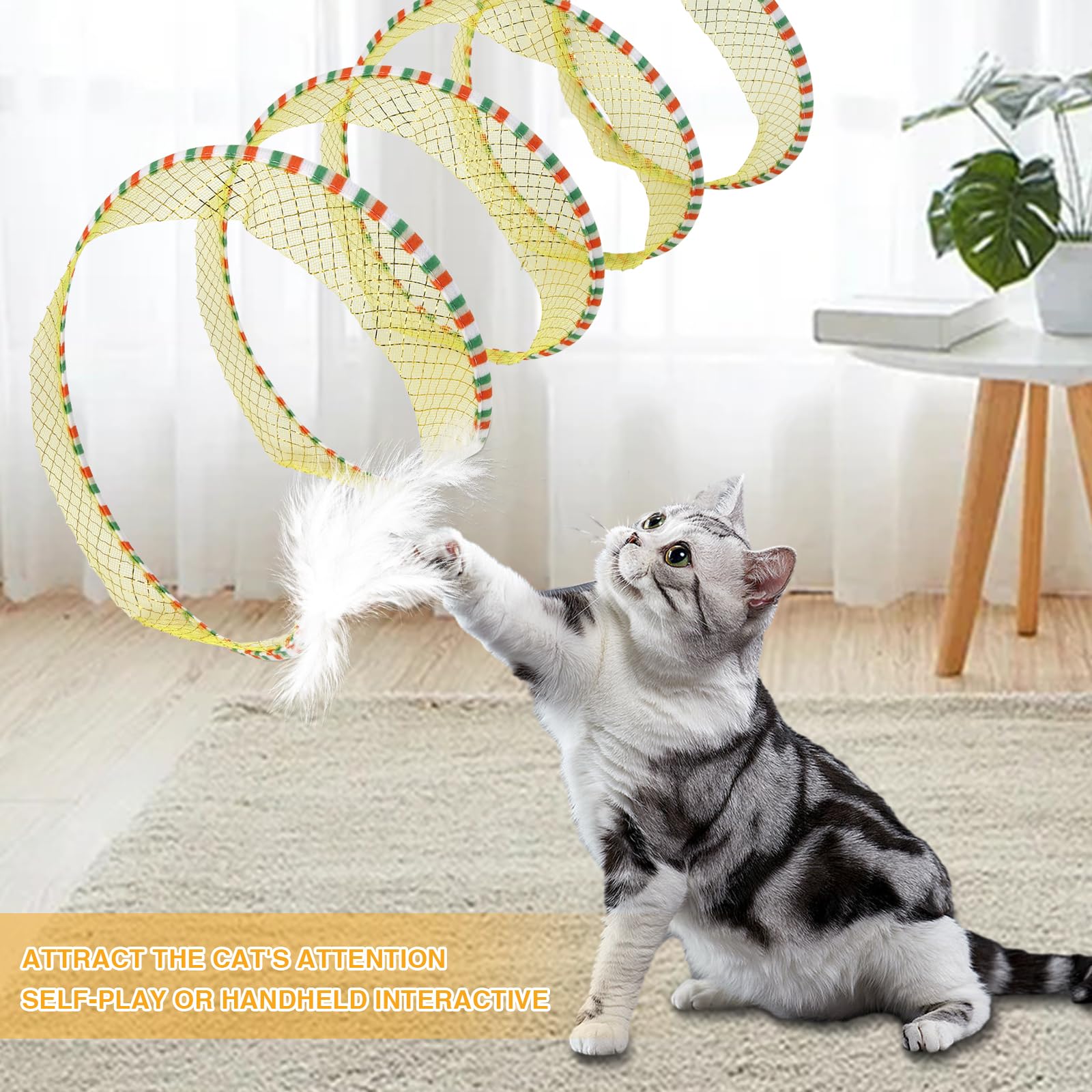 Mua ZShireeyBlackey S Type Self-Play Folded Coil Cat Spiral Tunnel Toy ...