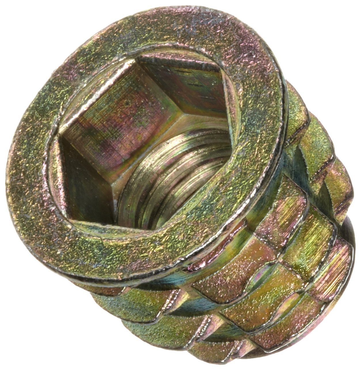 E Z Lok Threaded Insert Zinc Hex Flanged 3 8 16 Internal Threads e-z-lok-threaded-insert-zinc-hex-flanged-3-8-16-internal-threads