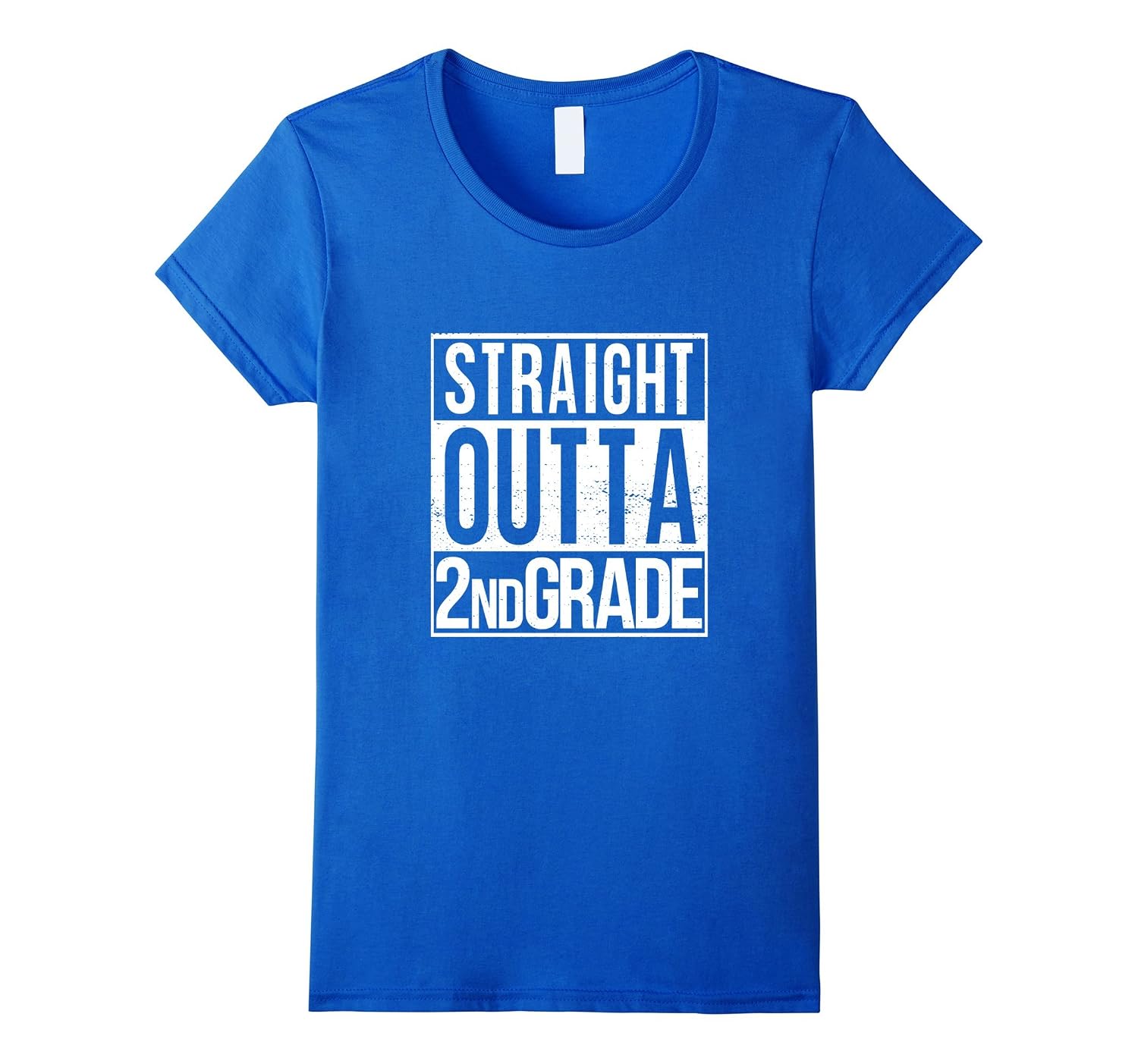 Straight Outta Second Grade T Shirt Class 2 Grad 2nd Student-4LVS ...