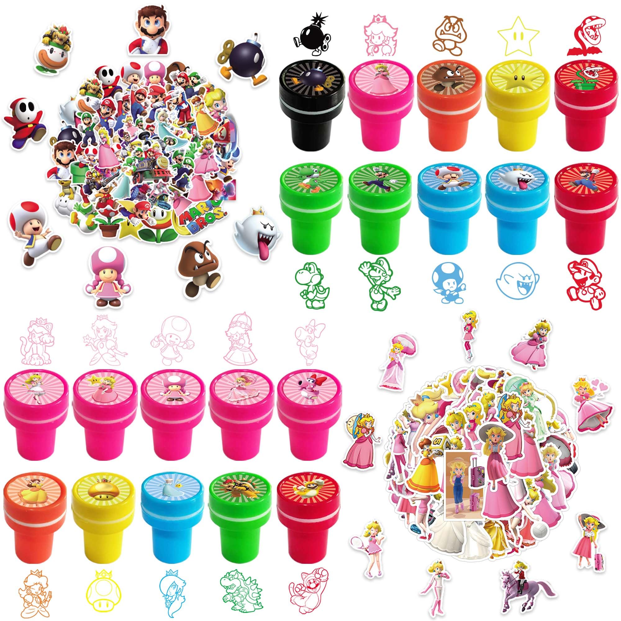Mua 120Pcs Princess Peach Birthday Party Favors,Princess Peach Birthday ...