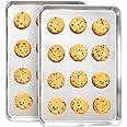 Amazon.com: Stainless Steel Cookie Sheet Baking Sheet Pans Set For ...