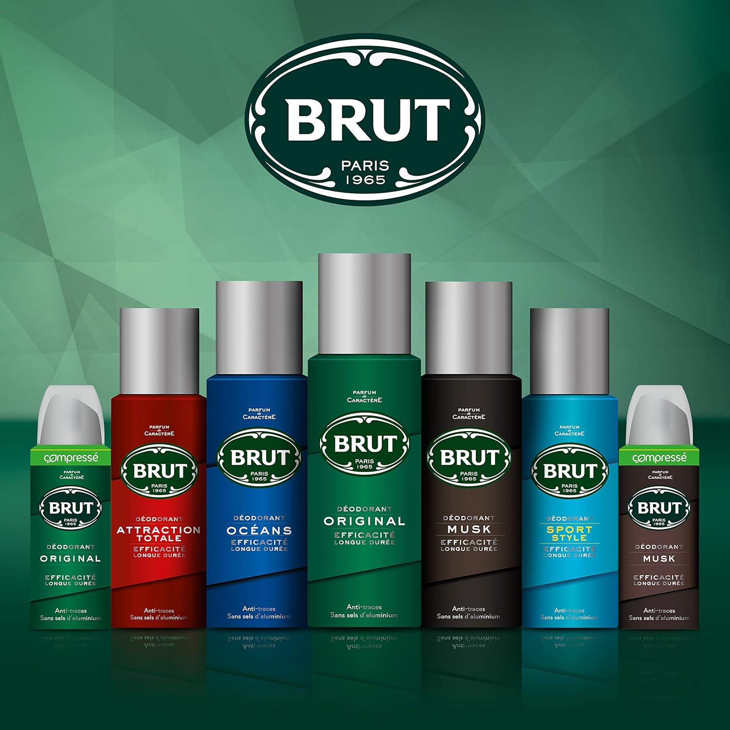 BRUT Attraction Totale Deodorant, 200 ml, Pack of 6 – BigaMart