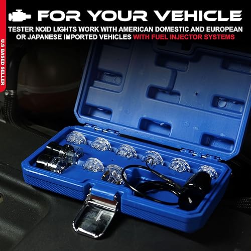 Fuel Injector Noid Light Tester JEGS W89500: 6 Piece Noid Light Test