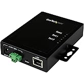 Amazon.com: StarTech.com 1-Port Serial-to-IP Ethernet Device Server, RS232, Aluminum, TAA ...