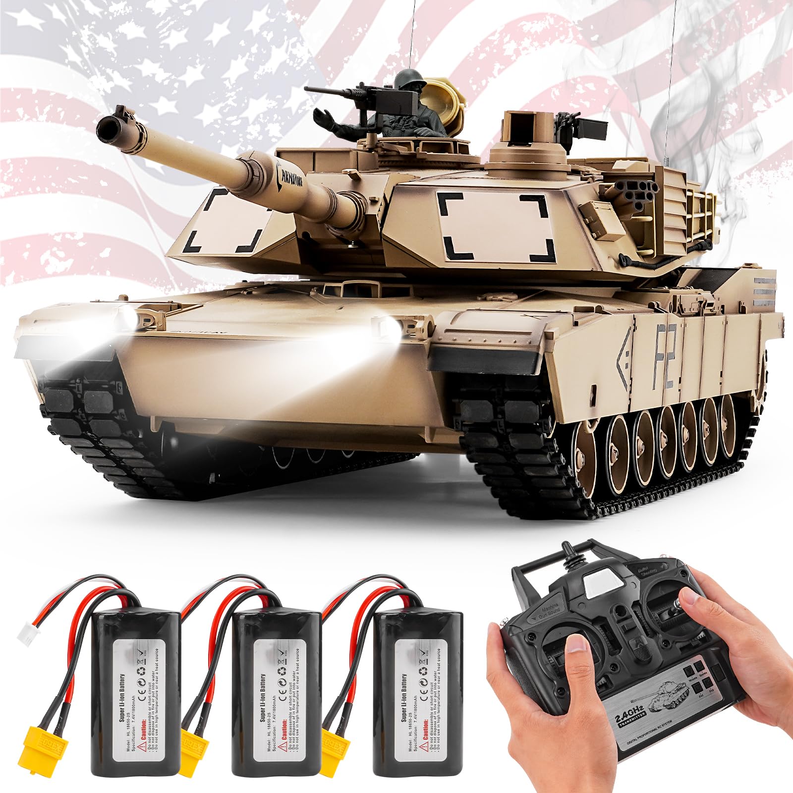 Mua RC Tanks US M1A2 Abrams Army Tank 1:16, 2.4ghz M1A2 Abrams Main ...