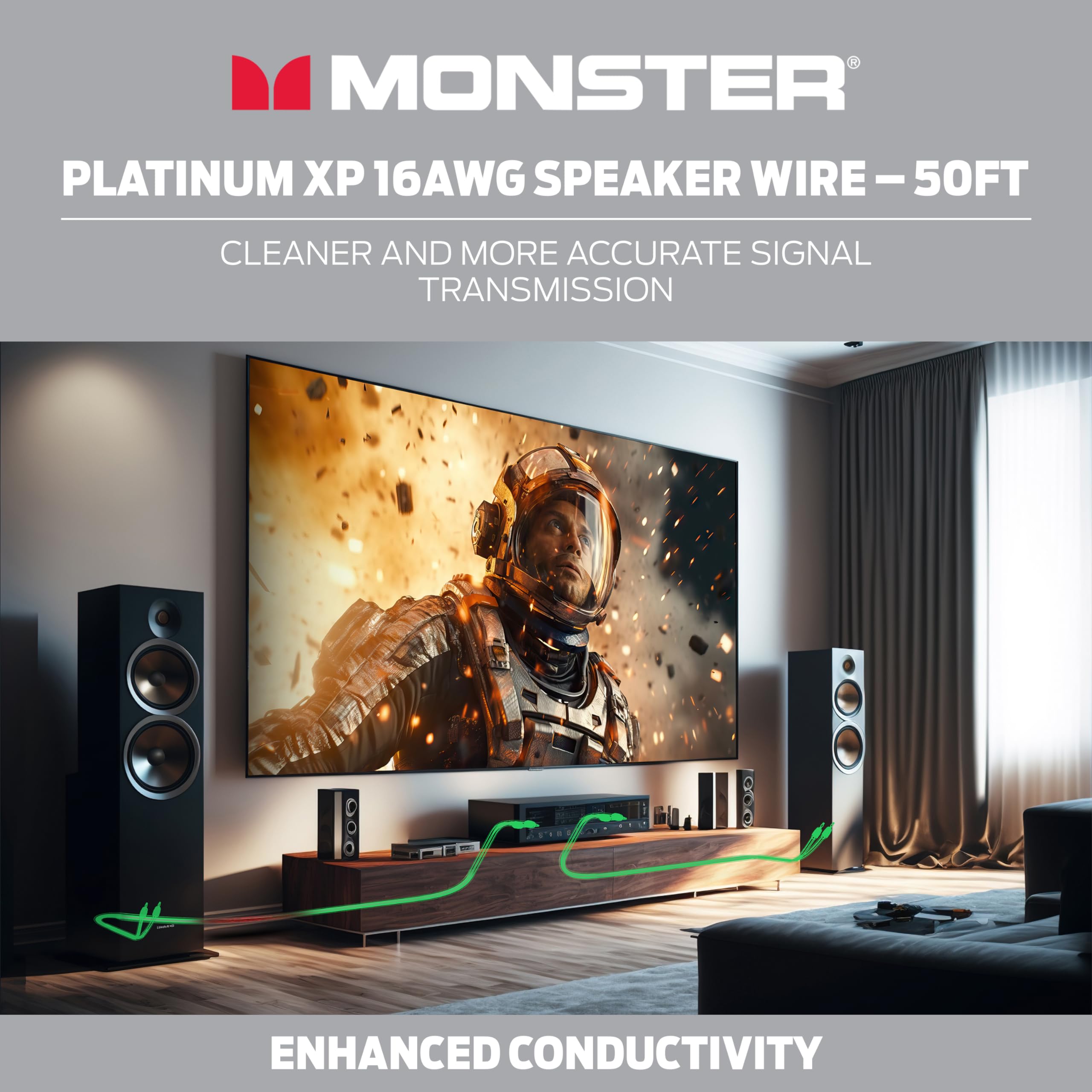 Mua Monster 16 AWG Speaker Wire: Advanced Performance XP Speaker Cable ...