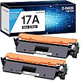 Amazon.com: 17A CF217A Toner Cartridge 2 Pack with CHIP, 17A High-yield ...