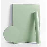CRE8TIVE Sage Green Wallpaper Stick and Peel 12"x80" Self Adhesive ...