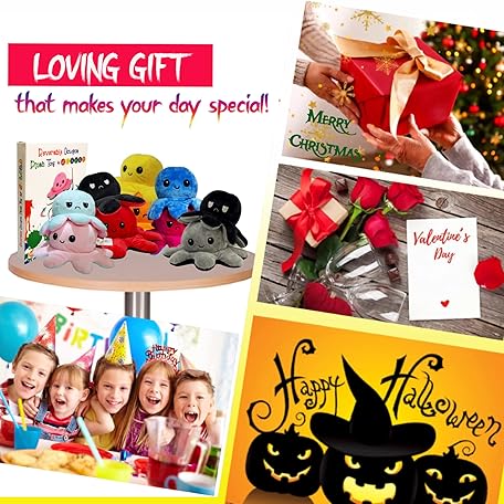 Mua COLORS Reversible Octopus Plush Stuffed Animals - Flippy Octopus ...