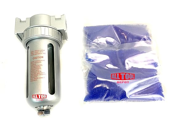 1/2" Compressed Air In Line Filter Desiccant Dryer Moisture Water ...
