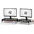 Amazon.com: Simple Houseware Metal Desk Monitor Stand Riser with ...