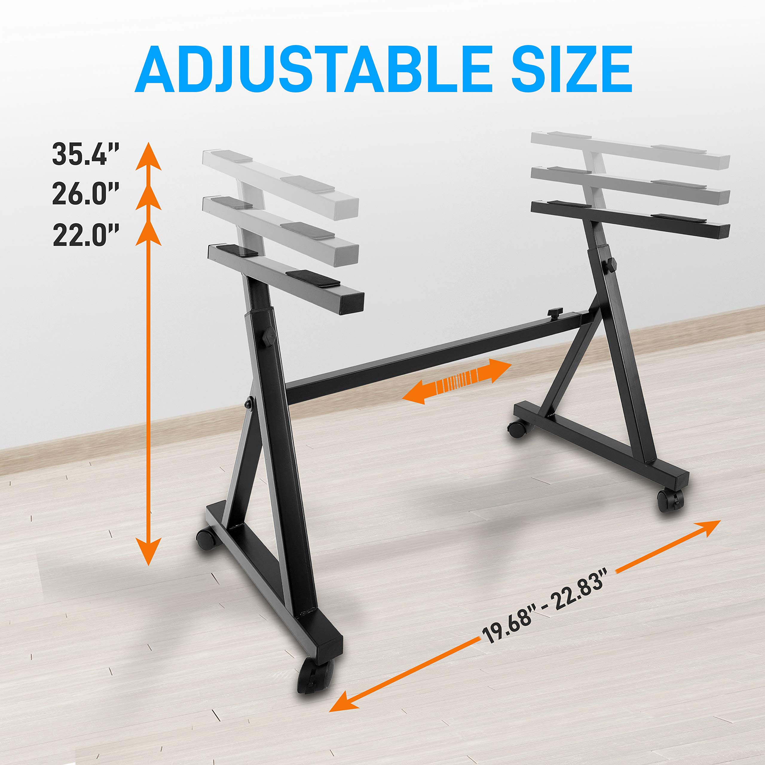 Mua Pyle Port Universal Electronic Black Heavy-Duty Z Style Keyboard Organ Holder Rack Portable ...