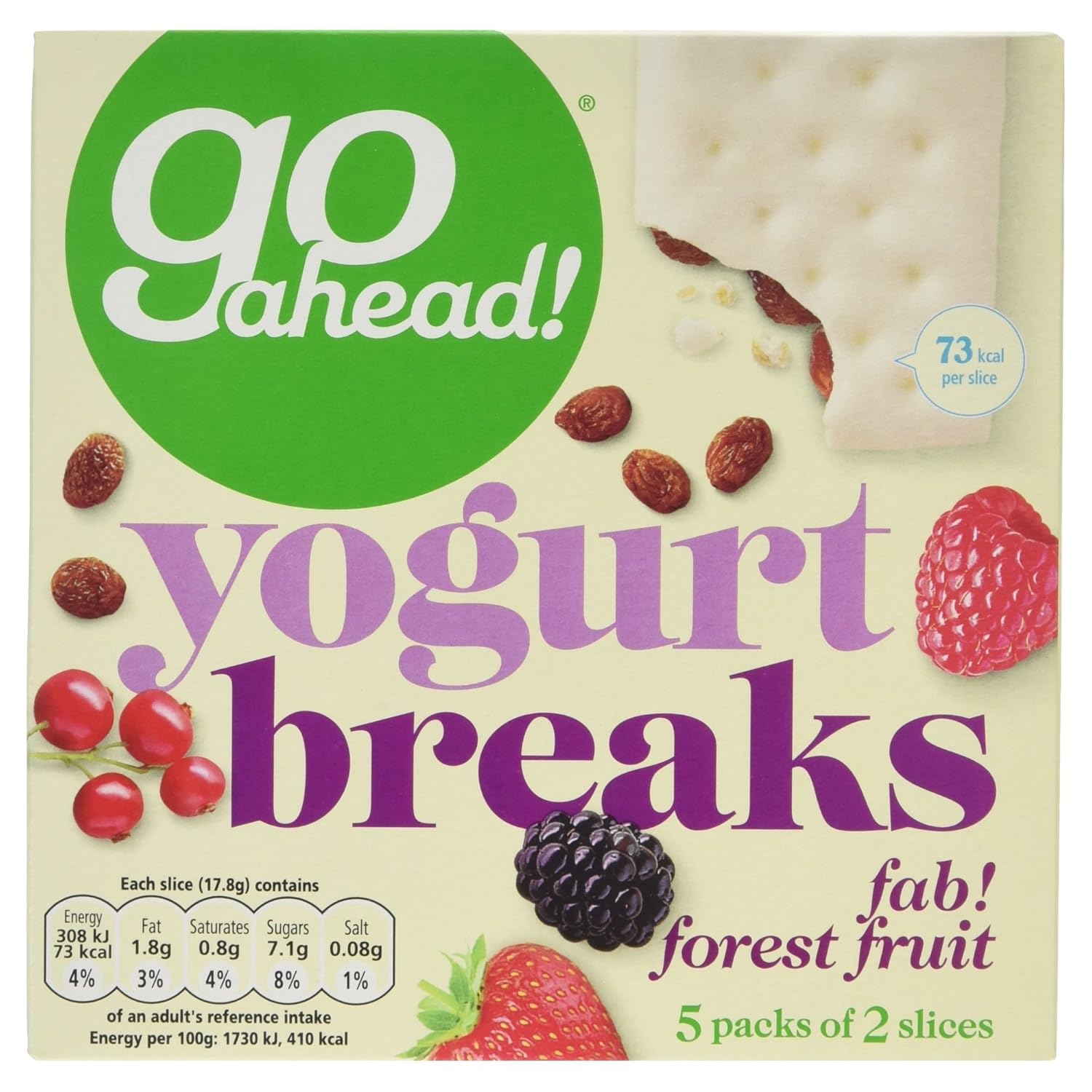 Go Ahead Yogurt Breaks Forest Fruit 2 Slices (5 Pack): Amazon.co.uk ...