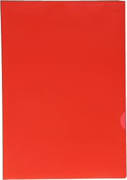 Esselte 46016 - Caja de 100 dossiers, tipo folio, rojo, Unidades ...