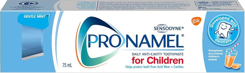 Sensodyne ProNamel Children Anti-Cavity Toothpaste, 75ml: Amazon.ca: Beauty
