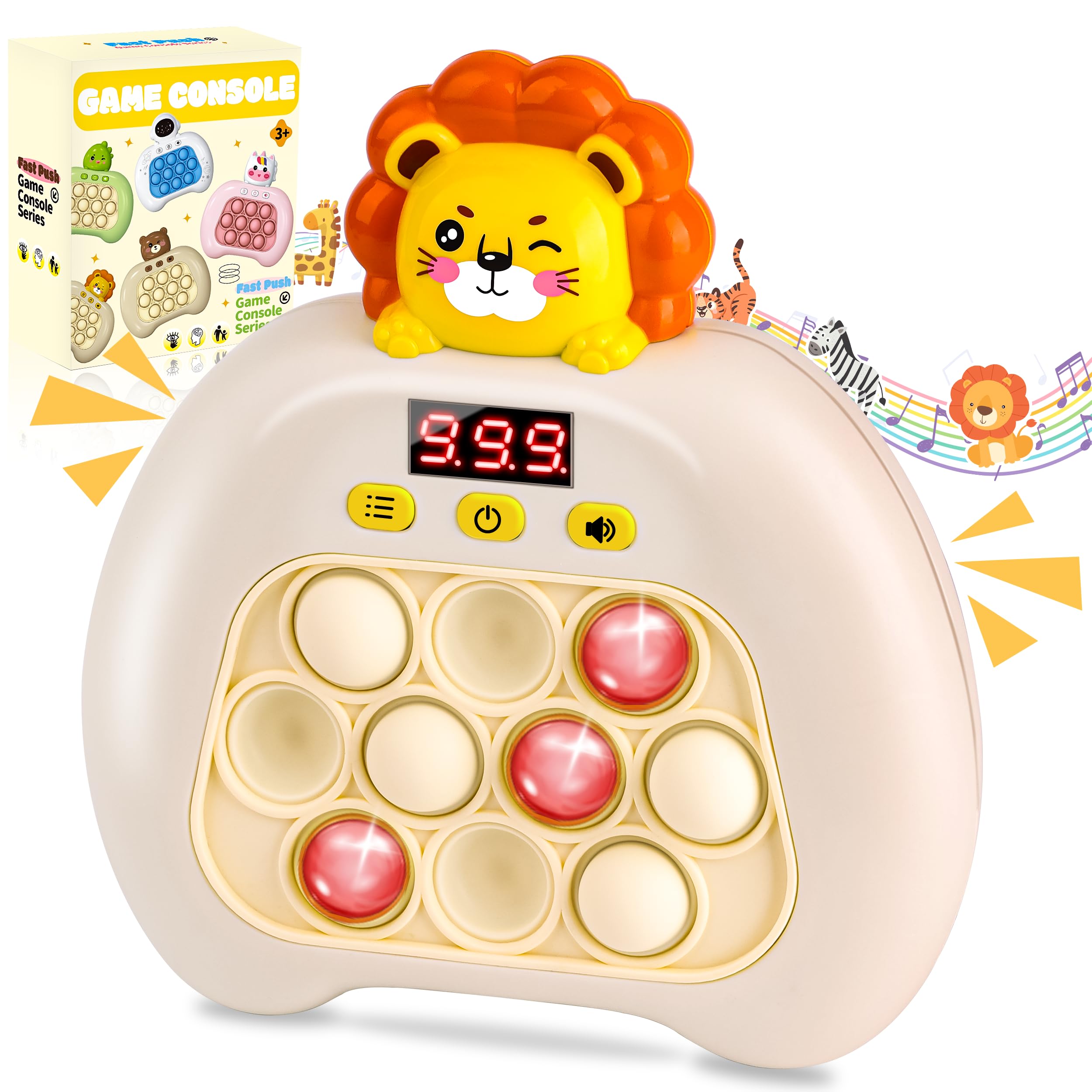 Upgraded Quick Push Game Pop Bubble Up Toys For Kids, Funny Toys For Girls Kids Ages 5-7 8-13 ...