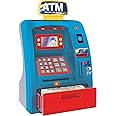 Amazon.com: Preschool Pretend ATM Machine & Piggy Bank for Kids Ages 3 & Up | Large Electronic ...