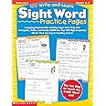 Amazon.com: 100 Write-and-Learn Sight Word Practice Pages: Engaging ...