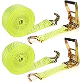 Amazon.com: Everest Premium Ratchet Tie Down – 1 PK – 2 IN – 27 FT – 3333 LBS Working Load ...