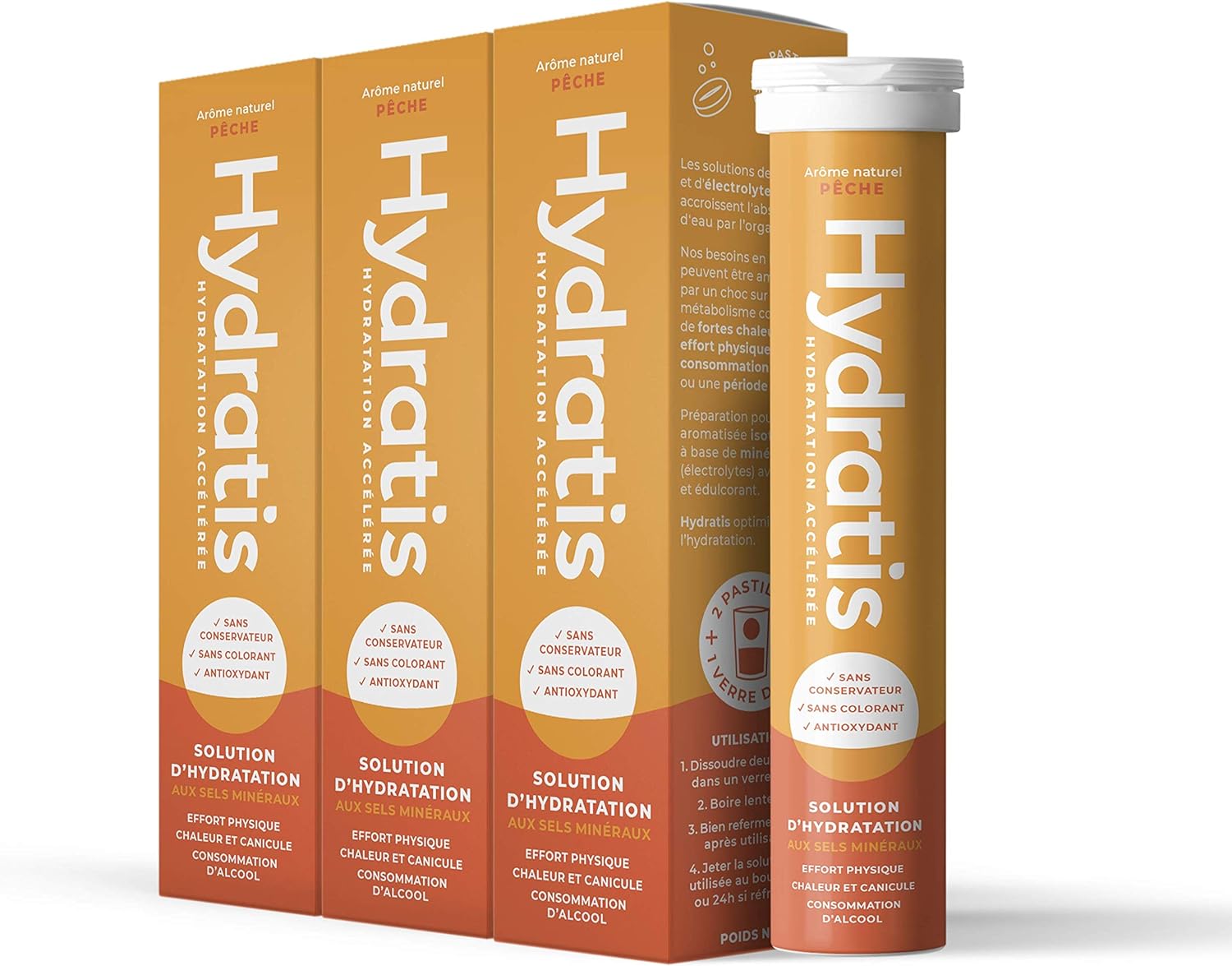 HYDRATIS Pastilles Hydratation accélérée - Boisson Electrolytes ...