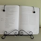 zeitzone Rustikaler Buchständer Buchstütze Kochbuchhalter Eisen: Amazon ...