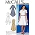 Amazon.com: McCall's Patterns M7351 Misses' Shirtdresses with Pockets ...
