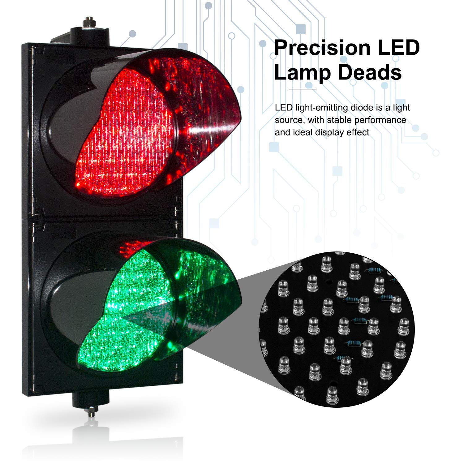 Mua BBMi DC9-36V 200mm(8inch) Traffic Light, Red/Green Stop and Go ...