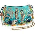 Mary Frances Reef Rider Beaded Crossbody Handbag Ocean Seahorse ...
