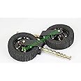 Amazon.com: 1" Yoke 10" Laminated Tire Finish Mower Wheel Assembly 2 ...