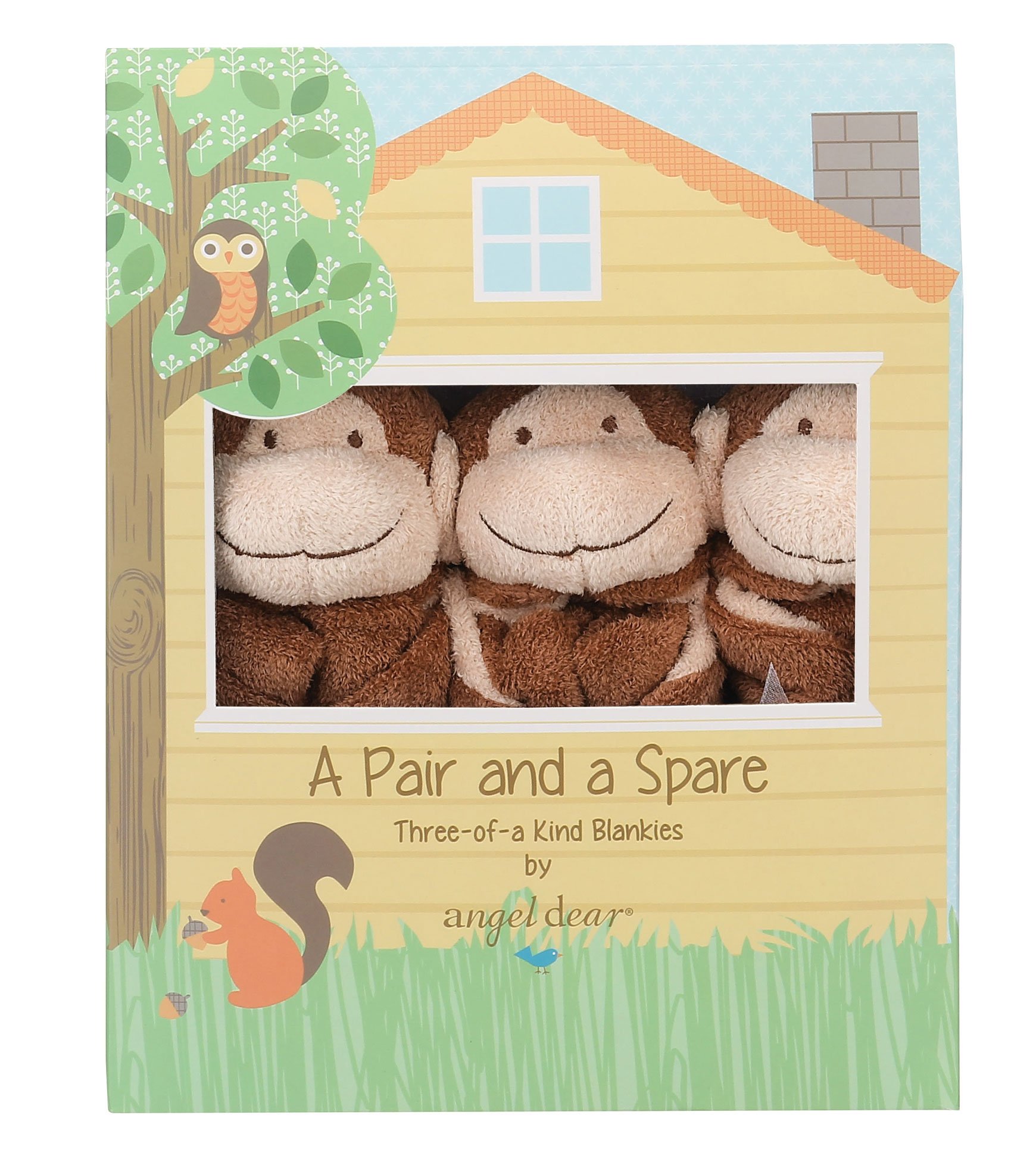 Amazon.com : Angel Dear Napping Blanket, Brown Monkey : Nursery ...