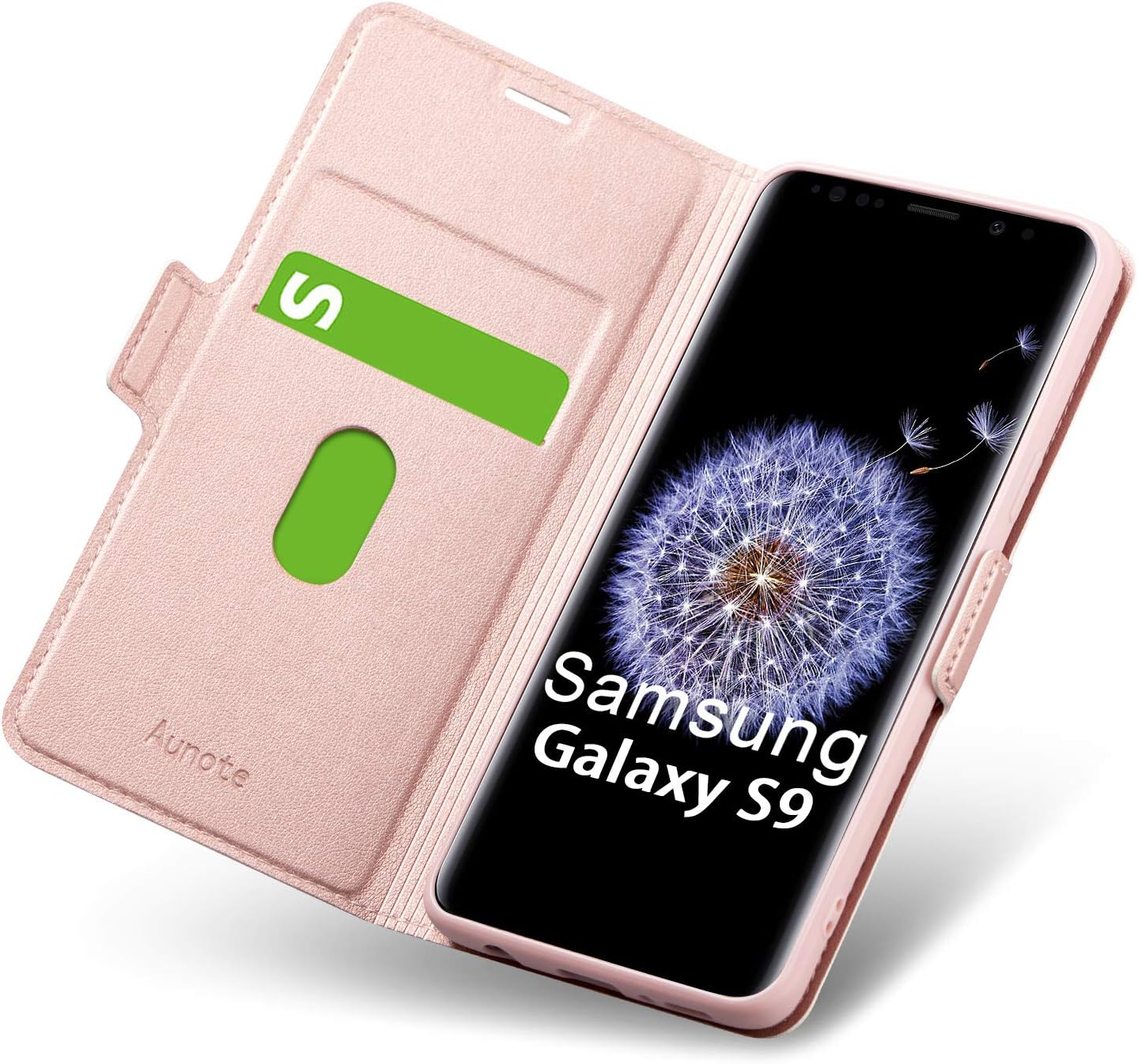 Aunote Samsung Galaxy S9 Wallet Case, Samsung S9 Case: Amazon.co.uk ...