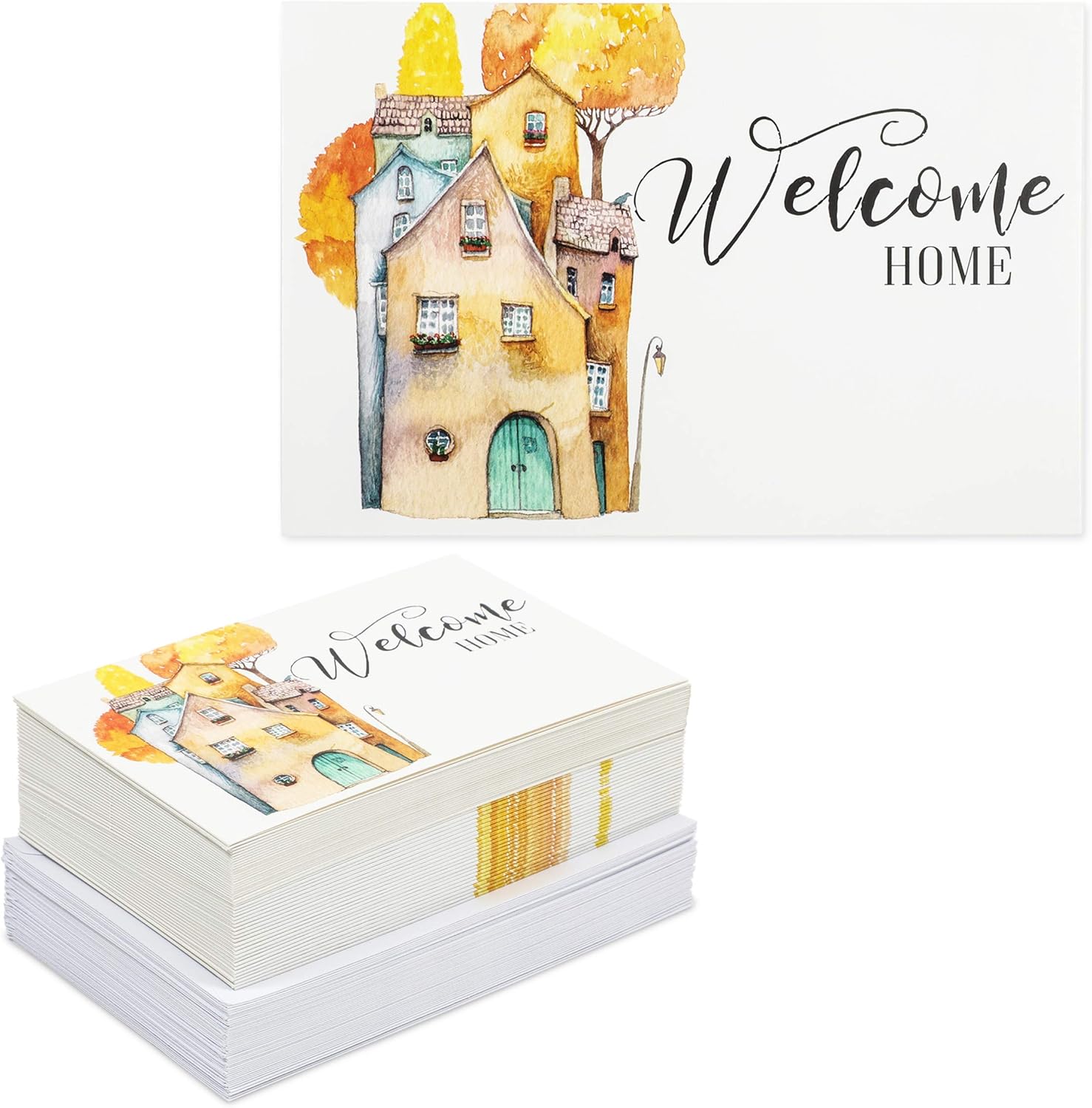 Welcome Home Real Estate Cards, Realtor Greeting Cards (10 x 15 cm, 48 ...