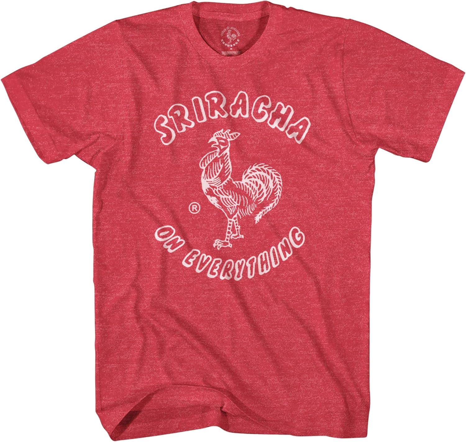 Sriracha Unisex's Everything Logo Spicy Hot Sauce Funny T-Shirt, Red ...