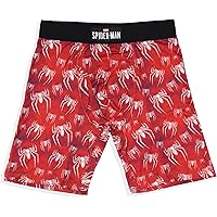 Marvel Comics Mens' Spider-Man Logo Tag-Free Boxers Underwear Boxer ...