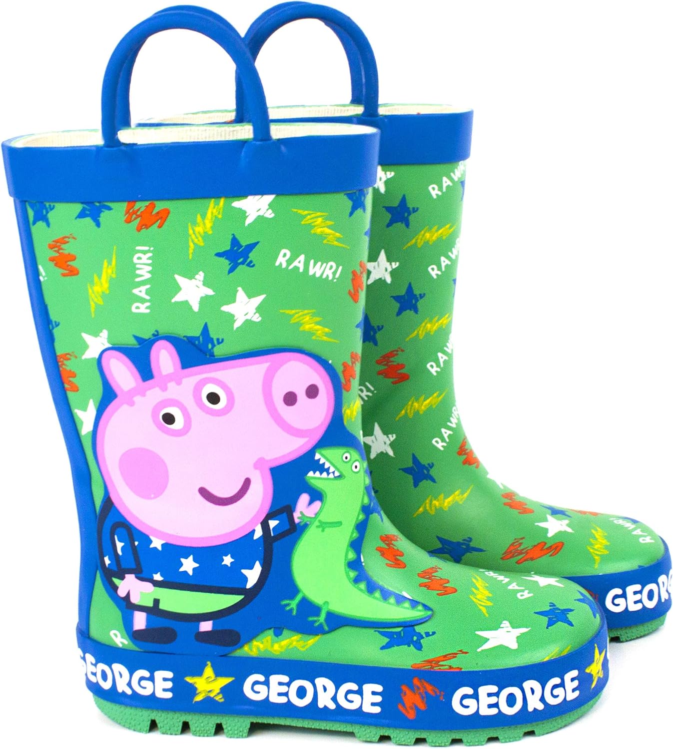Peppa Pig Wellies Boys & Girls | George Pig & Dinosaur Wellington Boots ...