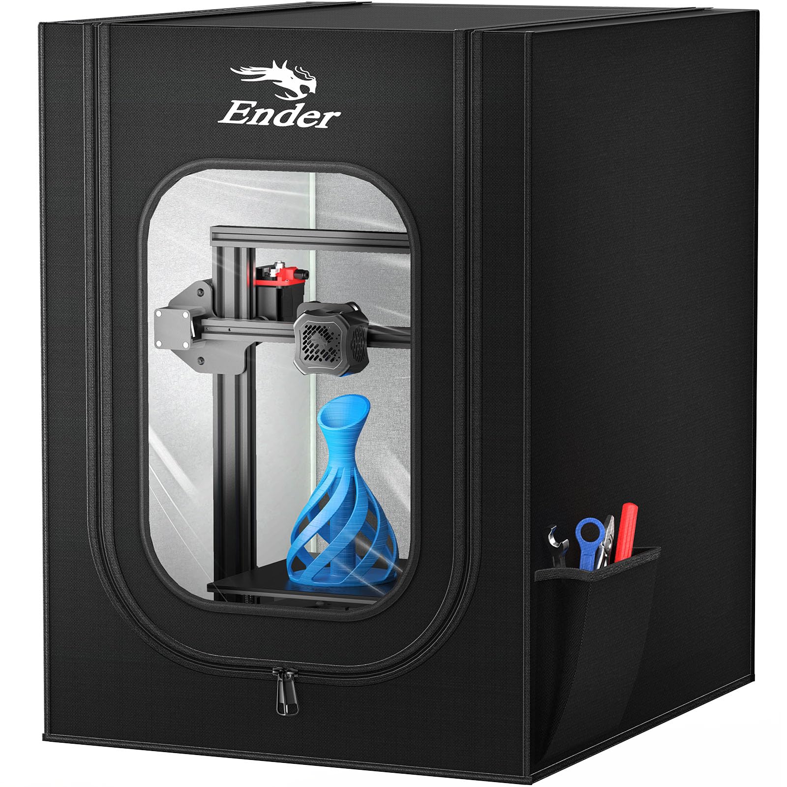 Creality Official 2024 3D Printer Enclosure, Fireproof and Dustproof Tent Constant Temperature ...