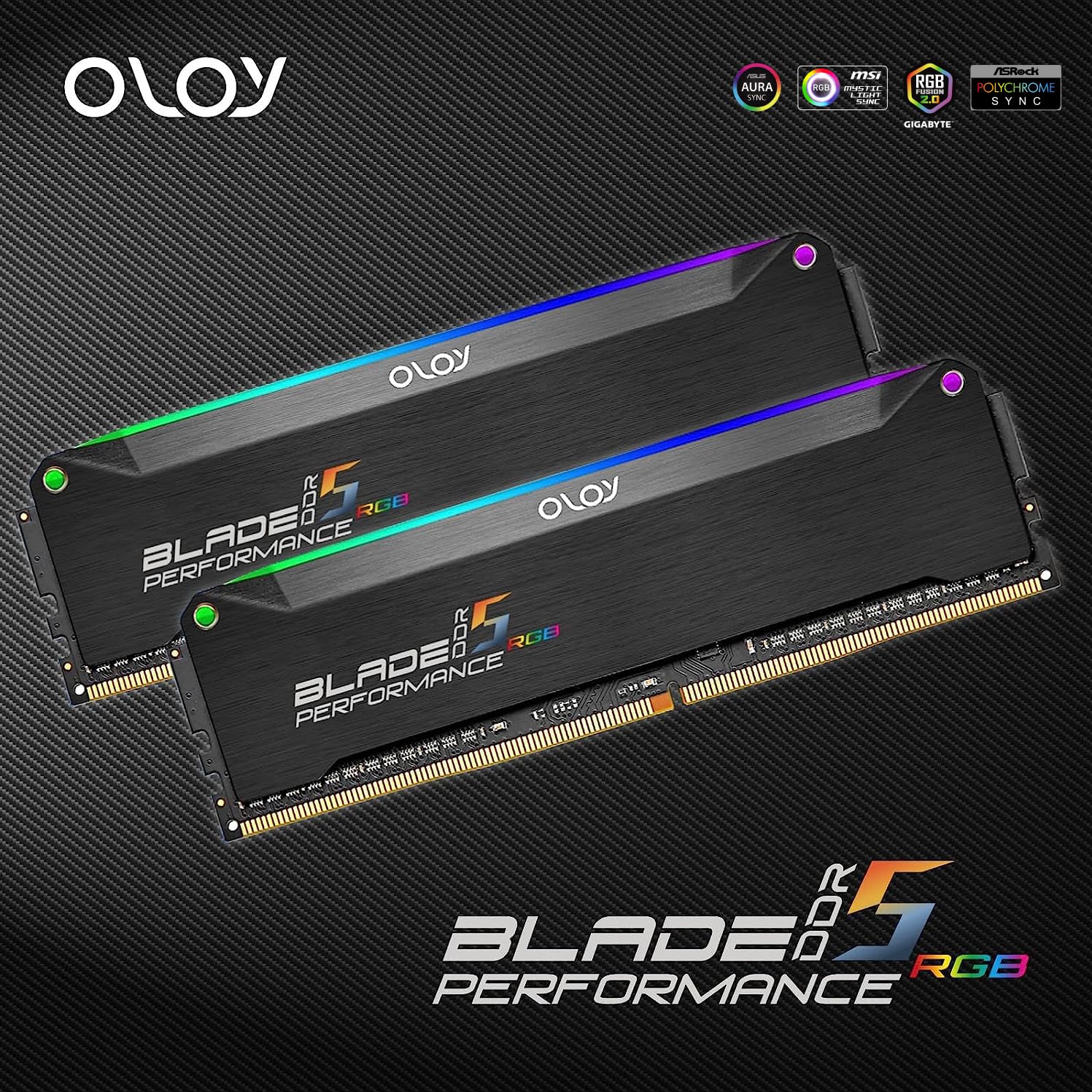 Mua OLOy DDR5 RAM 64GB (2x32GB) Black Hairline Blade RGB 6000 MHz CL30 ...